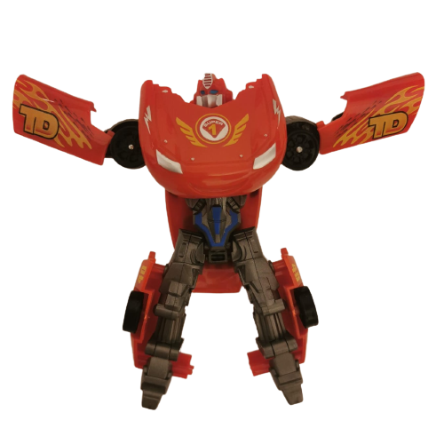 Set 3 figurine robot transformabil in masina 10cm - eMAG.ro