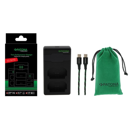 Incarcator Patona Premium Dual Performance PD LCD USB-C replace Canon ...
