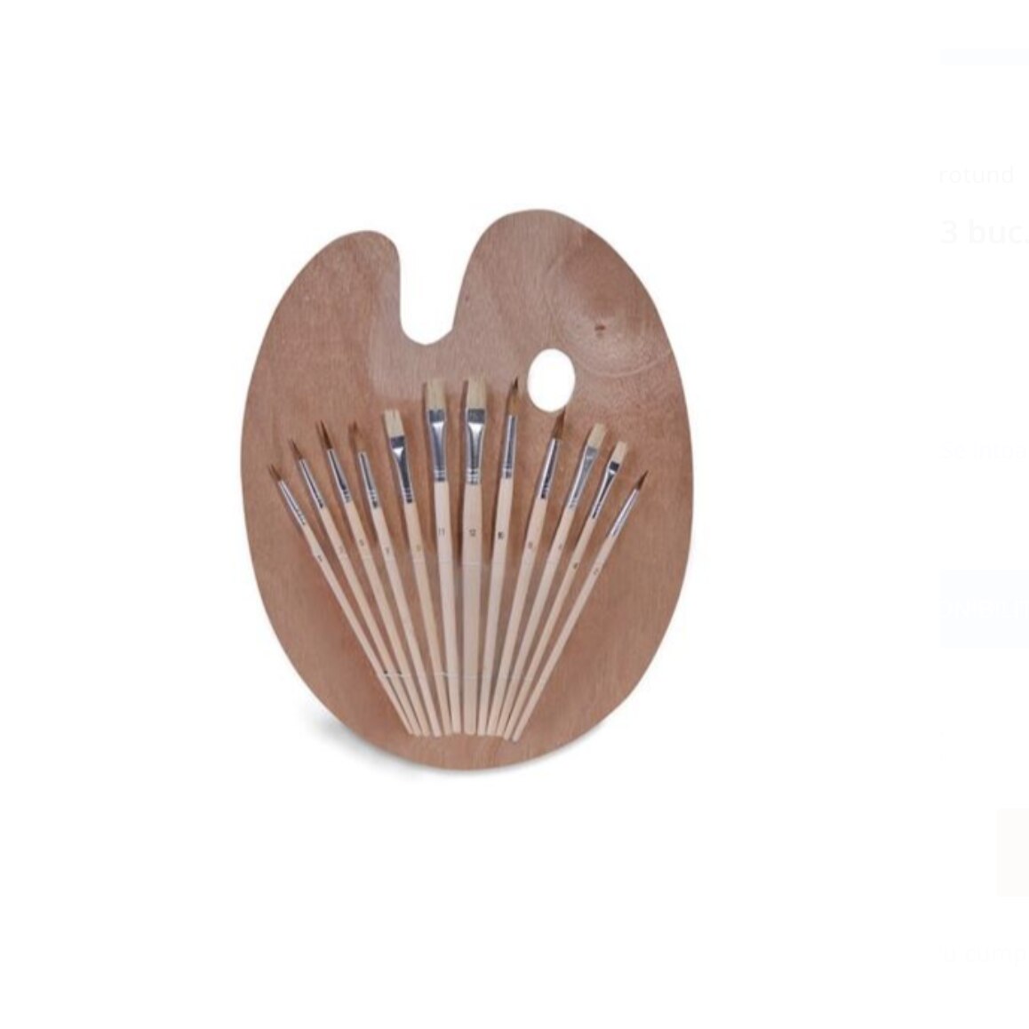 Set pensule de colorat cu paleta 13 buc - eMAG.ro