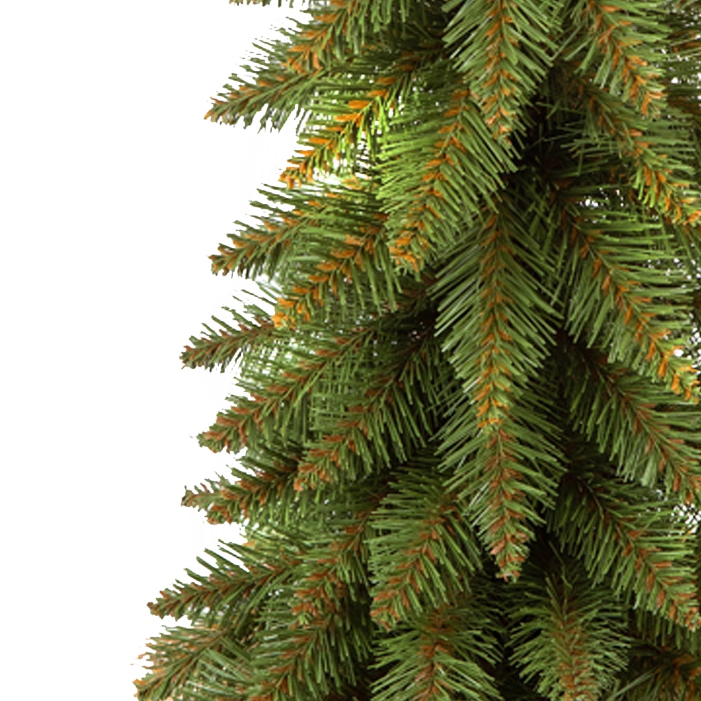 Brad artificial Verde Slim 120cm cu suport din lemn natural cu iuta ...