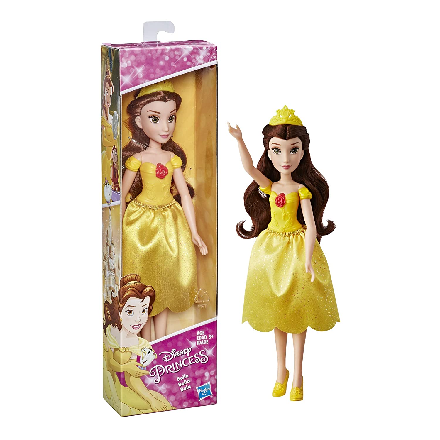 Papusa Hasbro, Disney Princess, Belle, 28 cm, 3 ani+ - eMAG.ro