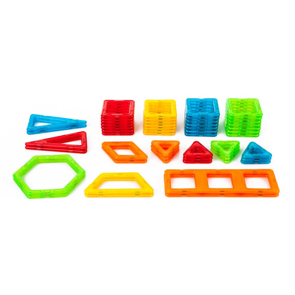 Set 162 de piese magnetice colorate model masinuta, se pot face ...