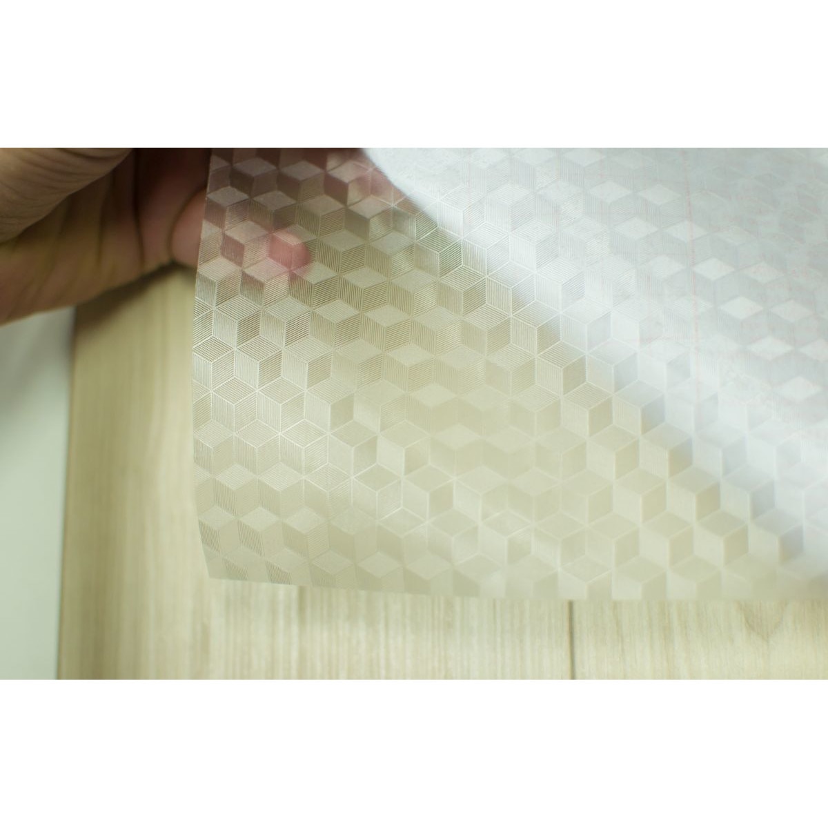 Öntapadó átlátszó PVC kocka modell fólia ablakhoz 21-2060 45cm x 2m ...