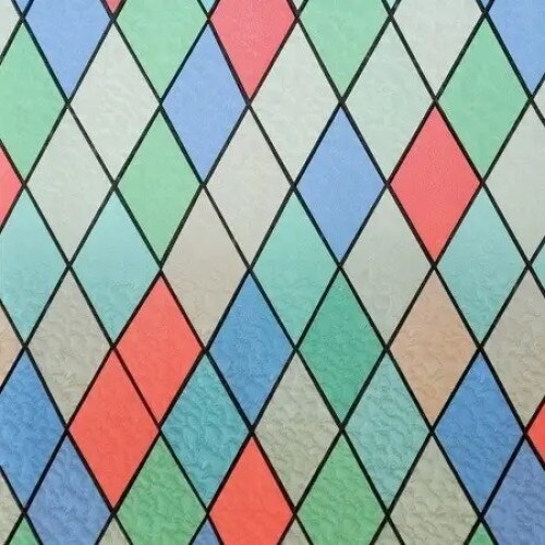 Folie autoadeziva PVC vitraliu semitransparent pentru geam 21-2275 45cm ...