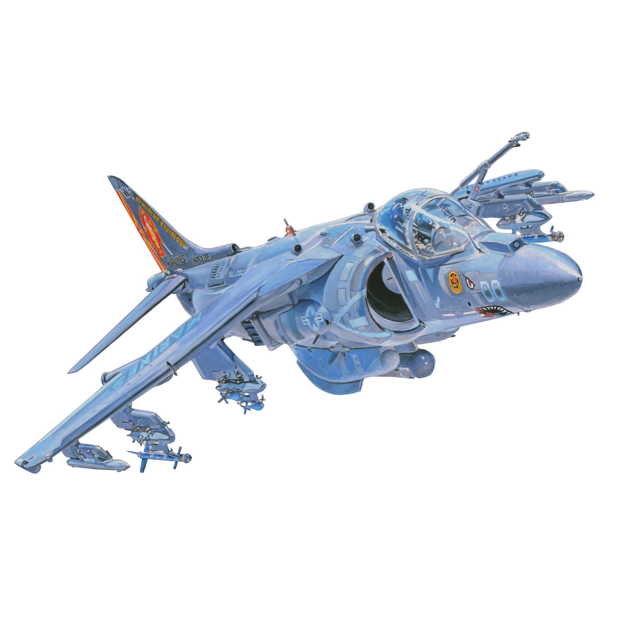 MisterCraft Hawker Siddeley AV-8A Harrier "Marines" модел самолет 1:72 ...