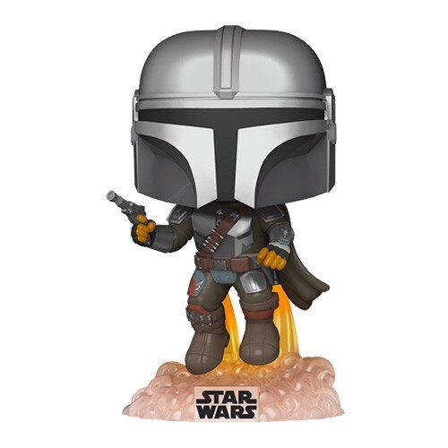 Figurina Funko POP! Star Wars: The Mandalorian - Mando Flying w/Blaster ...