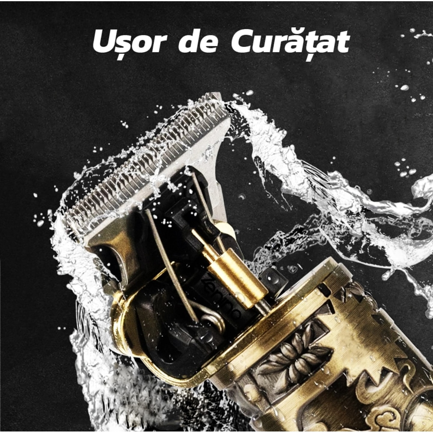 Aparat de ras si tuns Barba & Corp, Autonomie 120 min, 4 Piepteni, Lama ...