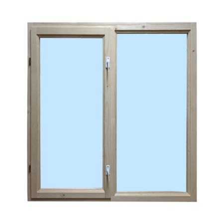 Fereastra simpla, Kobezol, Lemn masiv, Fix, Deschidere stanga, Natur ...