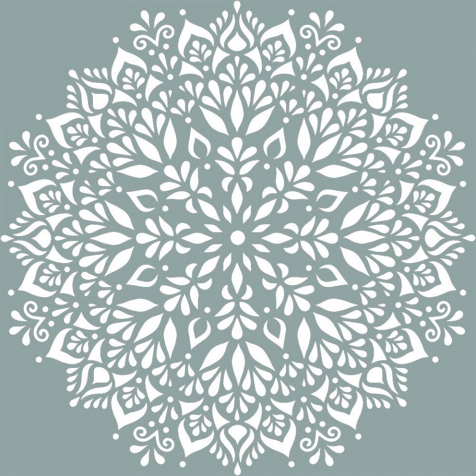 Sablon Refolosibil Mandala Rich 890*890mm - SP1758989 - eMAG.ro