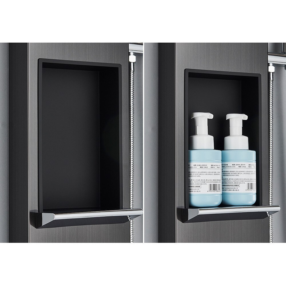 Panel dus, Blackswan, Tip M7001 model negru cu cap de dus, raft ...