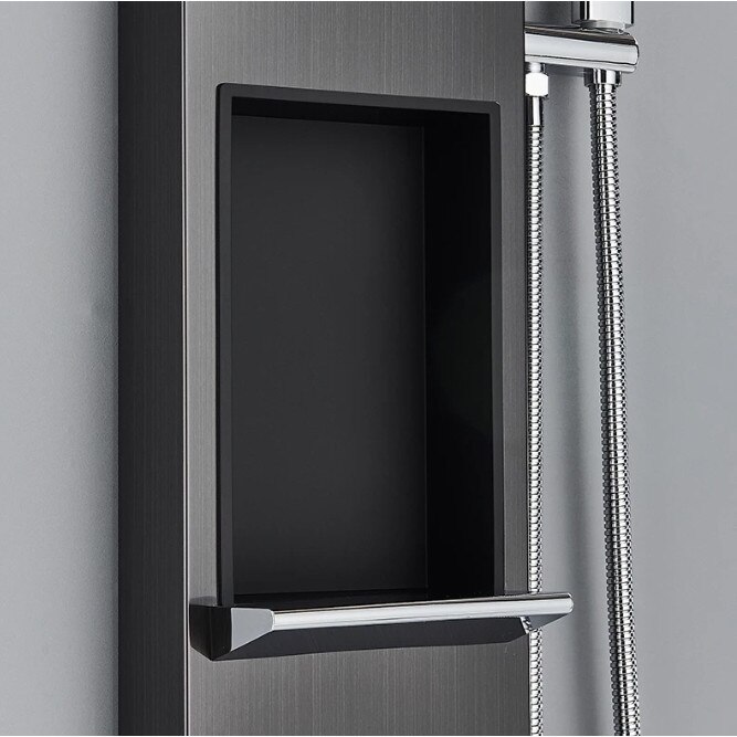 Panel dus, Blackswan, Tip M7001 model negru cu cap de dus, raft ...