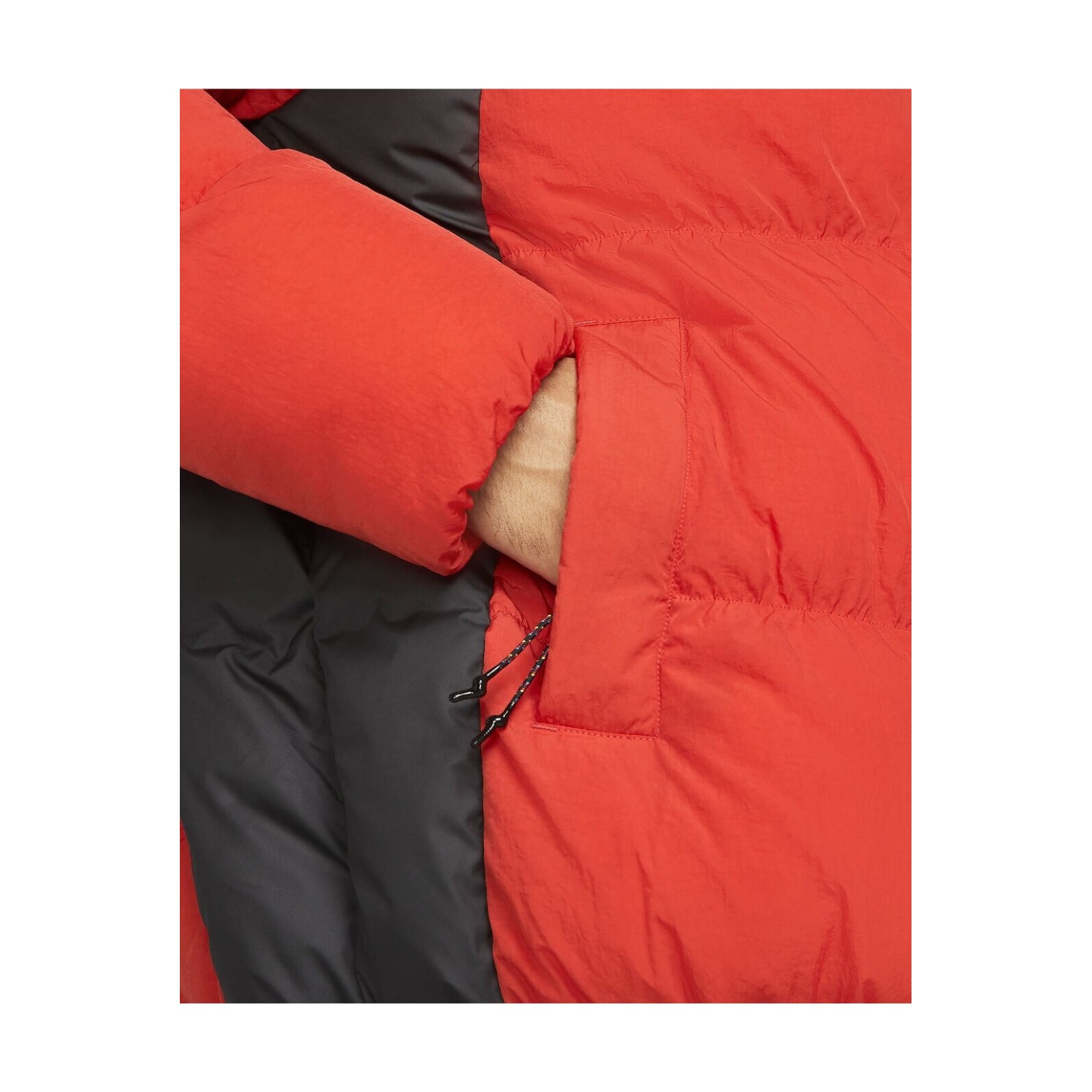 Geaca Jordan Essentials Puffer, DA9806-673 Rosu L INTL - eMAG.ro