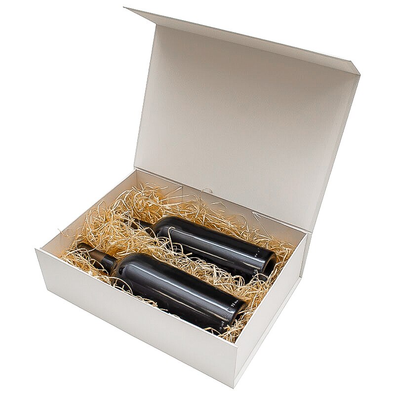 Cutie cadou premium cu magnet mucava alb 350X250X100 - eMAG.ro