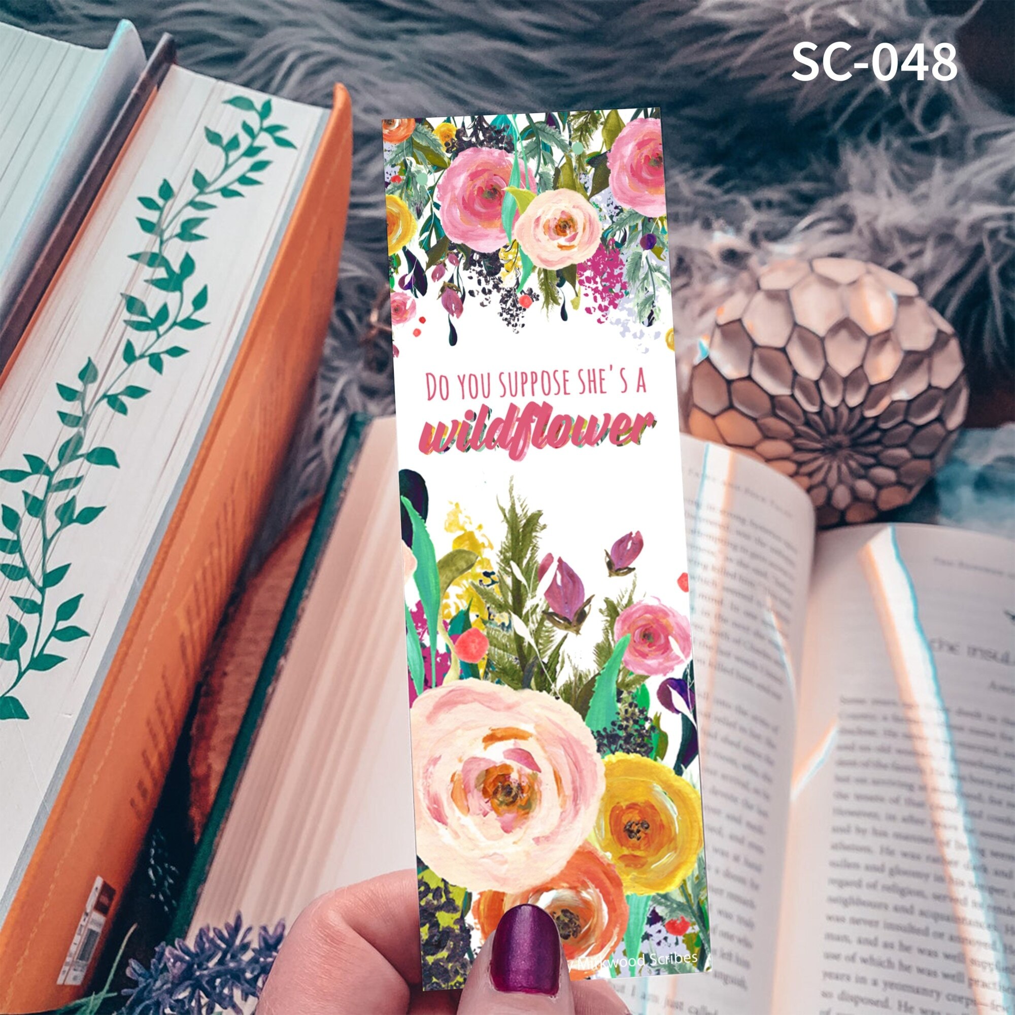 Semn de carte simplu - Wildflower - eMAG.ro
