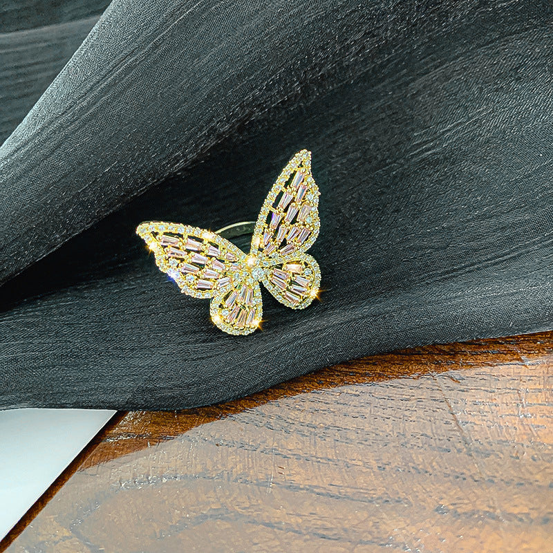 Inel Fluture din aliaj 5107B, Sic Moda, Auriu, Reglabil - eMAG.ro