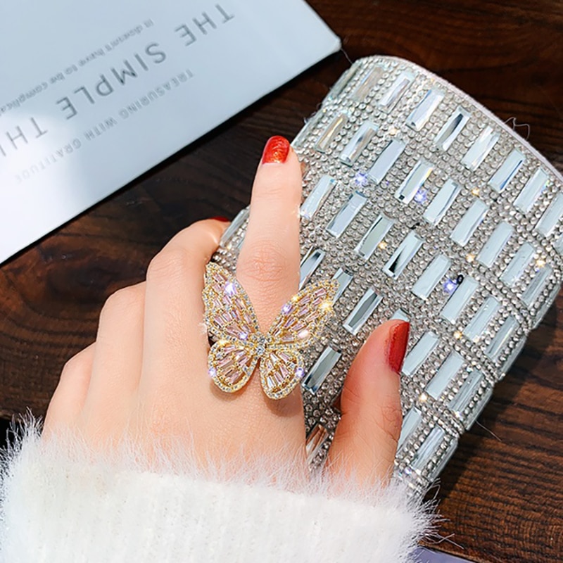 Inel Fluture din aliaj 5107B, Sic Moda, Auriu, Reglabil - eMAG.ro