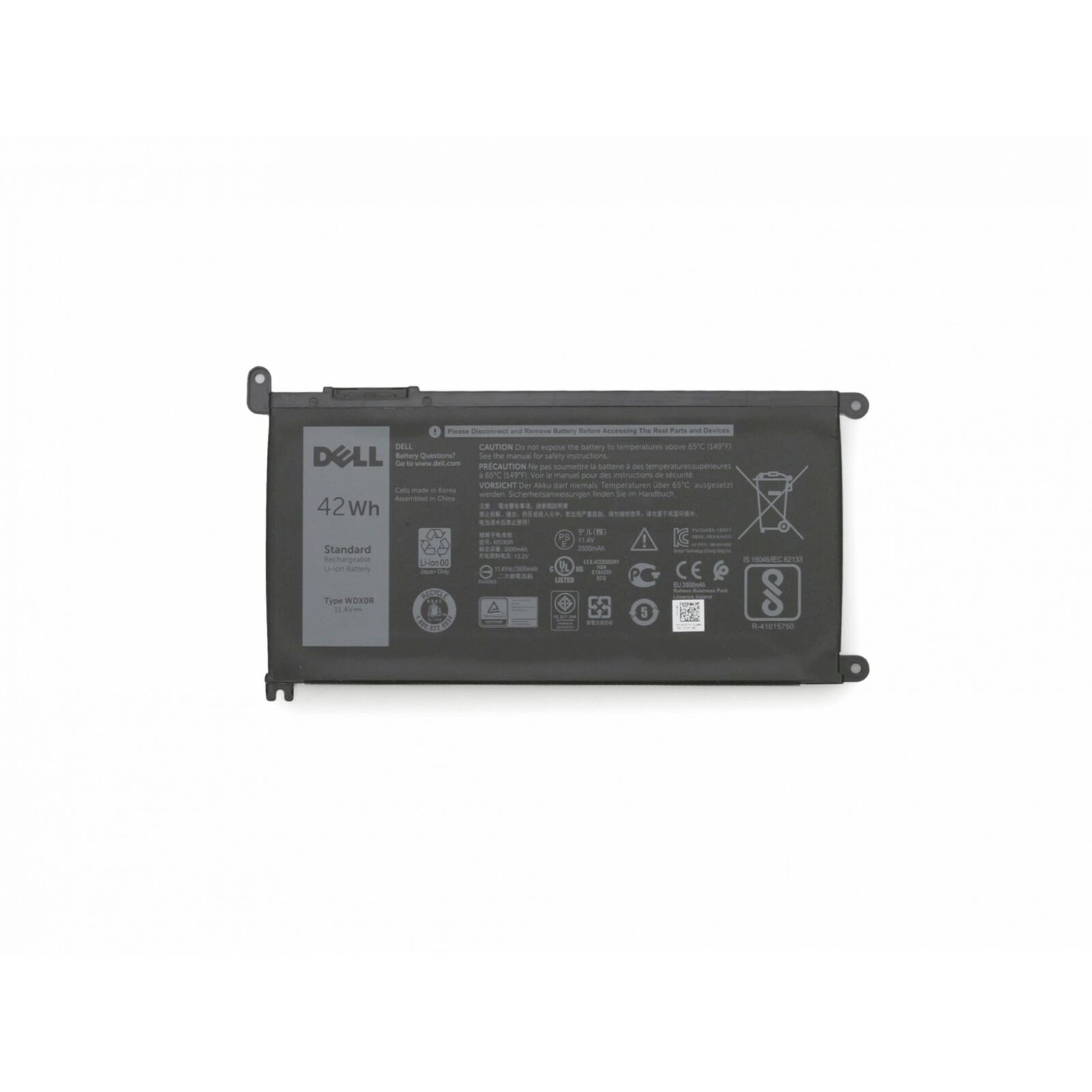 Батерия за лаптоп Dell Inspiron 15 7570, 5565, 5567, 5568, 5570, 5578, 5579, 7569, 7579, 42Wh ...