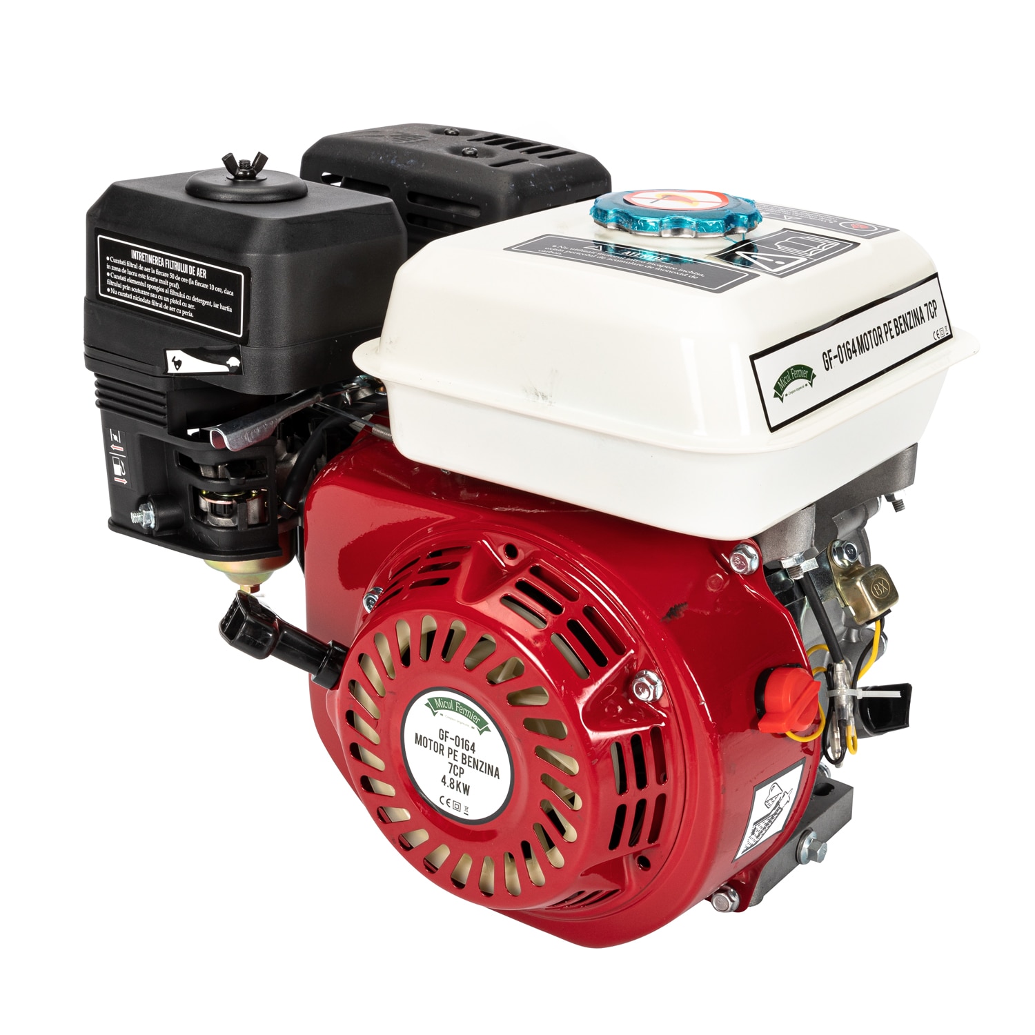 Motor Universal pe benzina Gx200, 170F, 7Cp, Ax Pana 20 mm, 4 Timpi Ohv ...