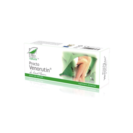 Procto Venorutin, 30cps - Pro Natura - eMAG.ro