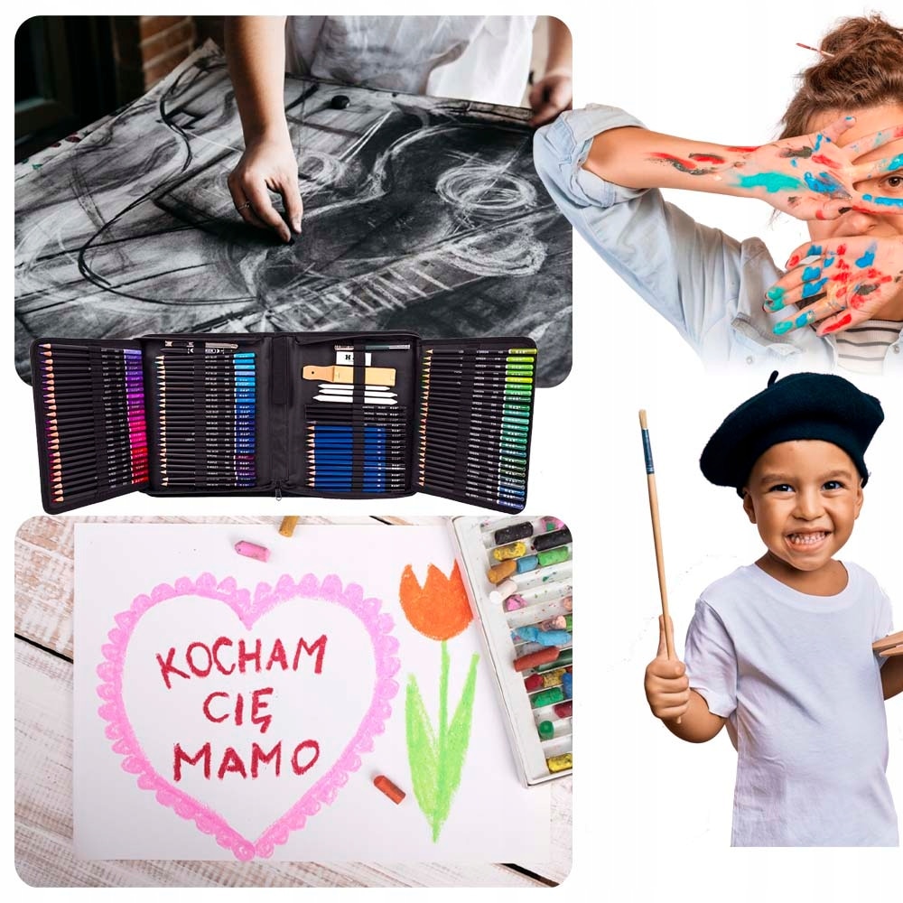 Set profesional de creioane colorate, 72 de elemente - eMAG.ro