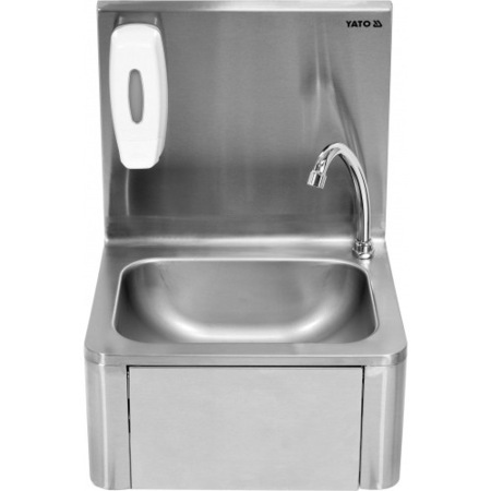 Lavoar Yato, Inox, Actionare cu genunchi, 40x33x57 cm, Argintiu - eMAG.ro