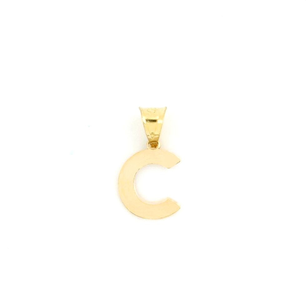 Pandant litera C, aur 14k - eMAG.ro