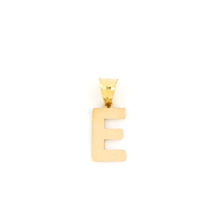 Pandant litera E, aur 14k - eMAG.ro