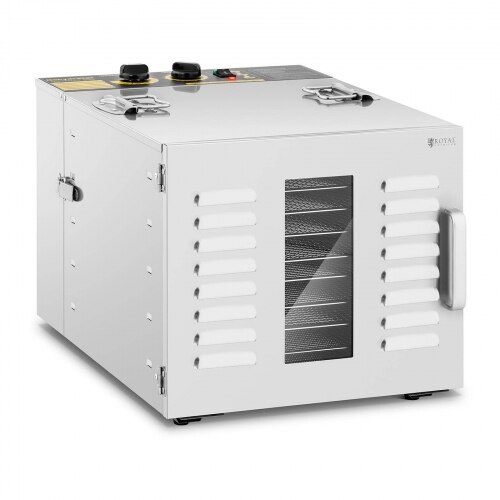 Deshidrator alimente Royal Catering, Inox, 10 tavi, 1000 W, Argintiu ...