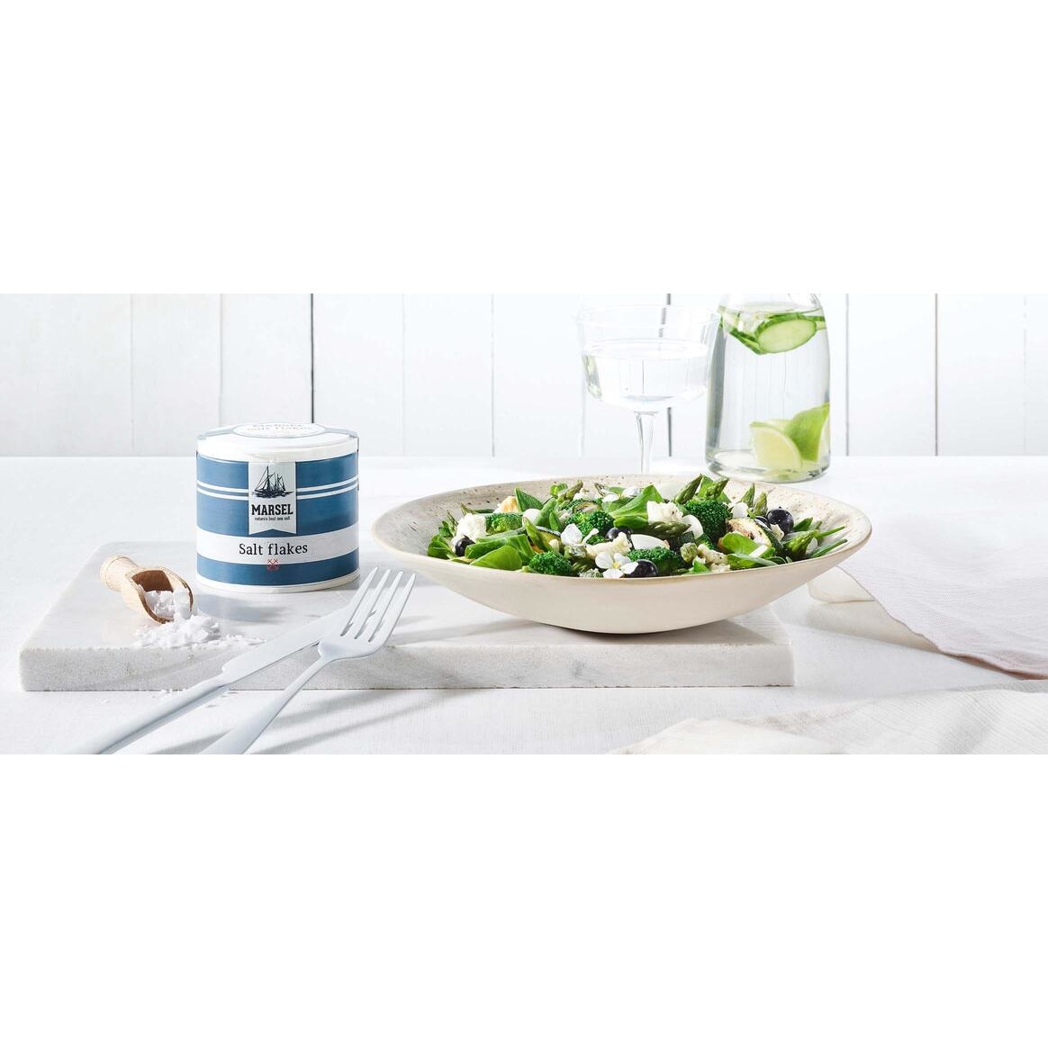 Fulgi de sare de mare 100g MARSEL Salt flakes - eMAG.ro