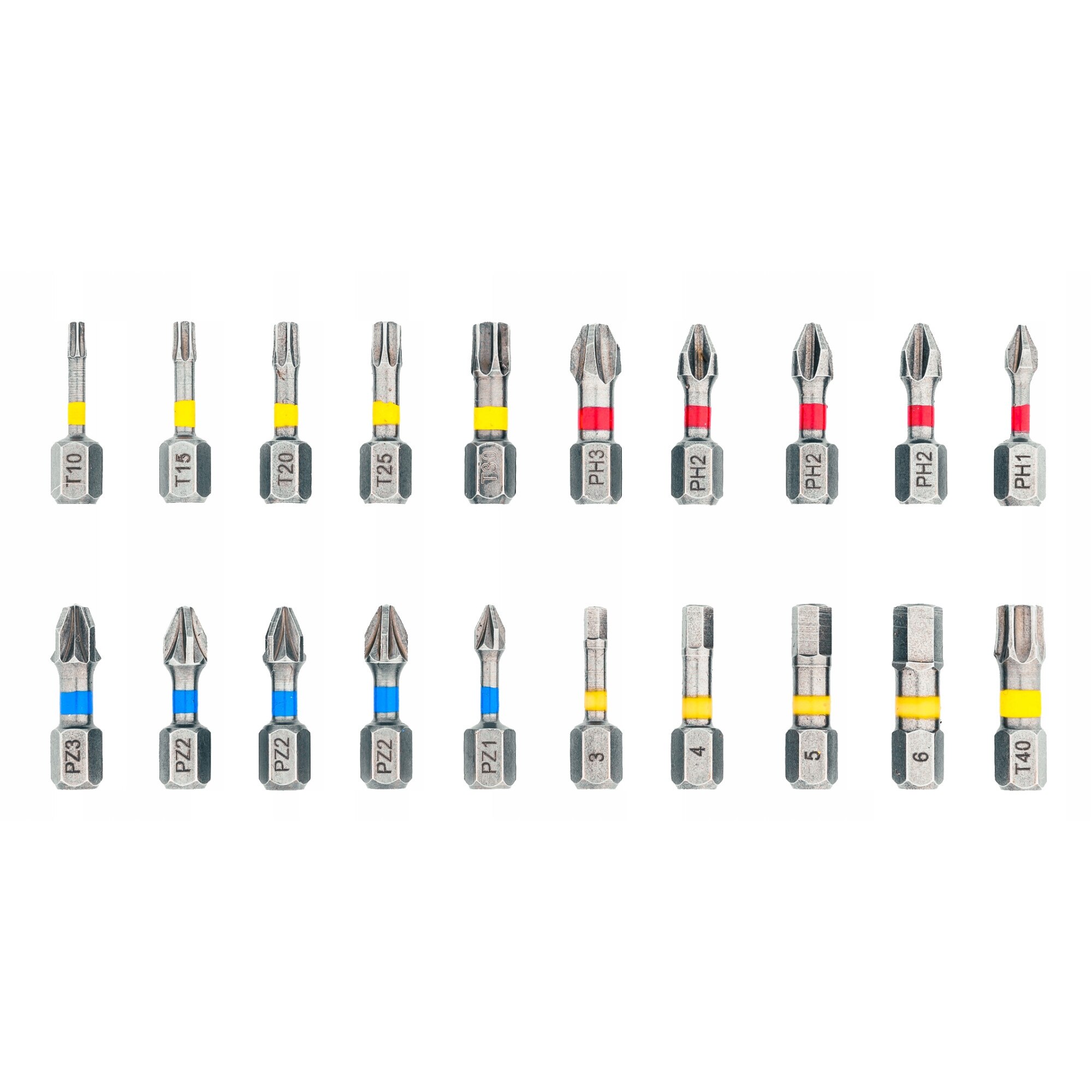 Set 25 bituri de impact, Piranhacut, 25mm - eMAG.ro