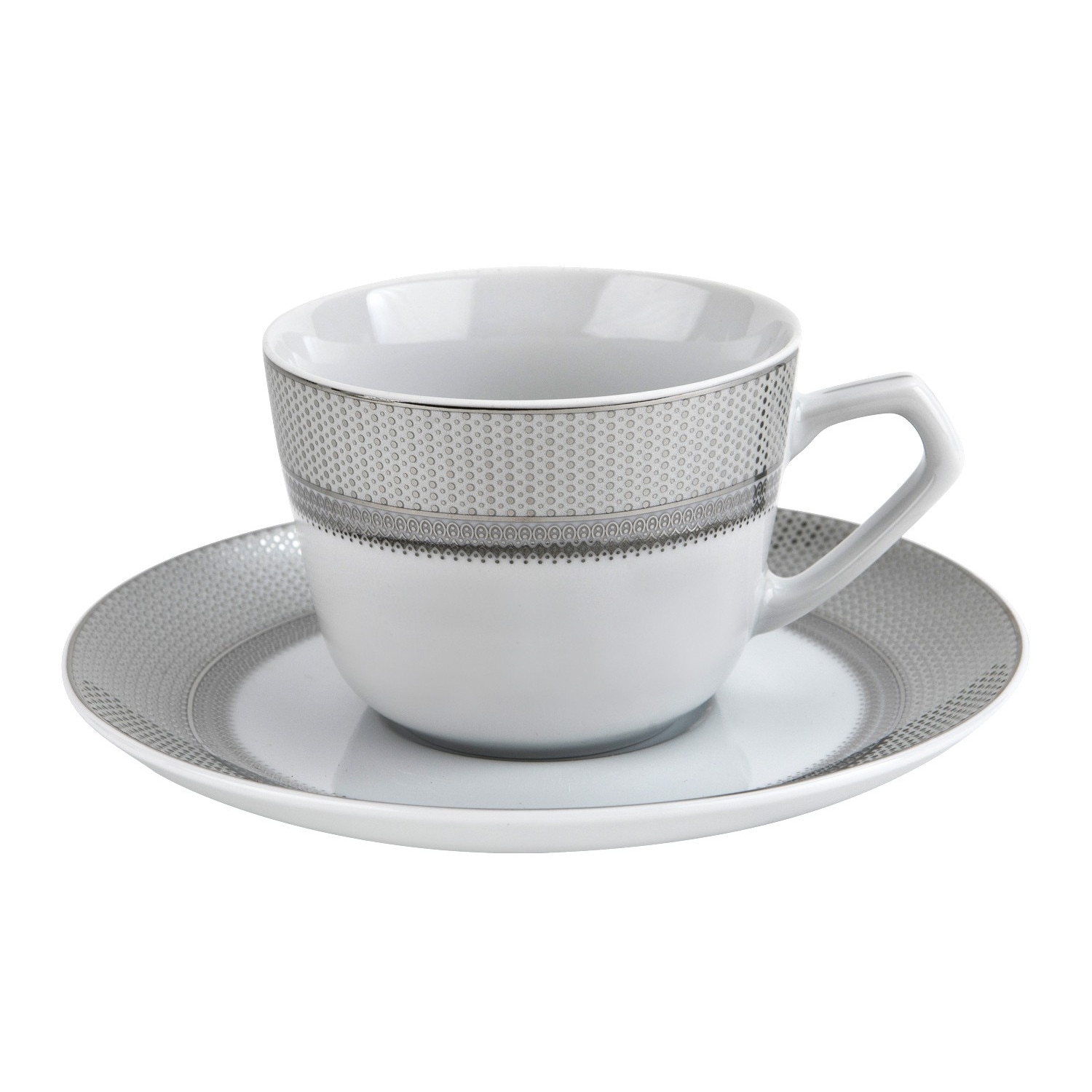 Set 6 cesti pentru cafea, Cmielow, Portelan, Alb - eMAG.ro