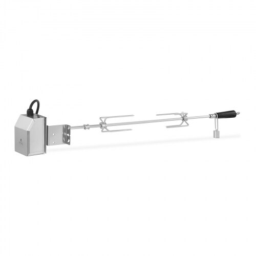 Rotisor pentru gratar, Royal Catering, Otel inoxidabil, 83 cm, Argintiu ...