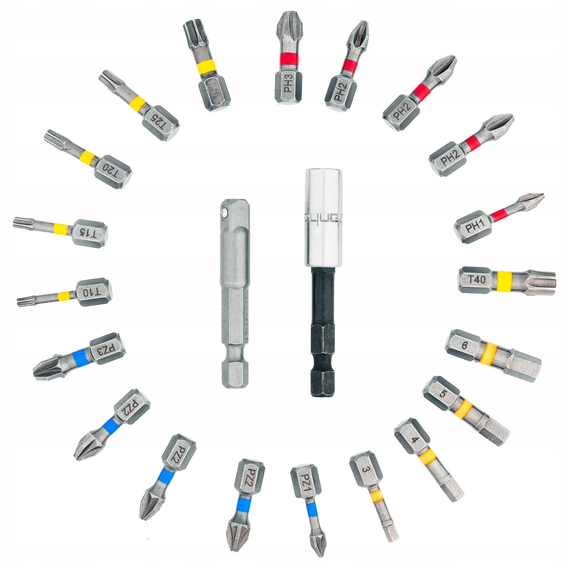 Set 20 bituri de impact, Piranhacut, 25 mm - eMAG.ro