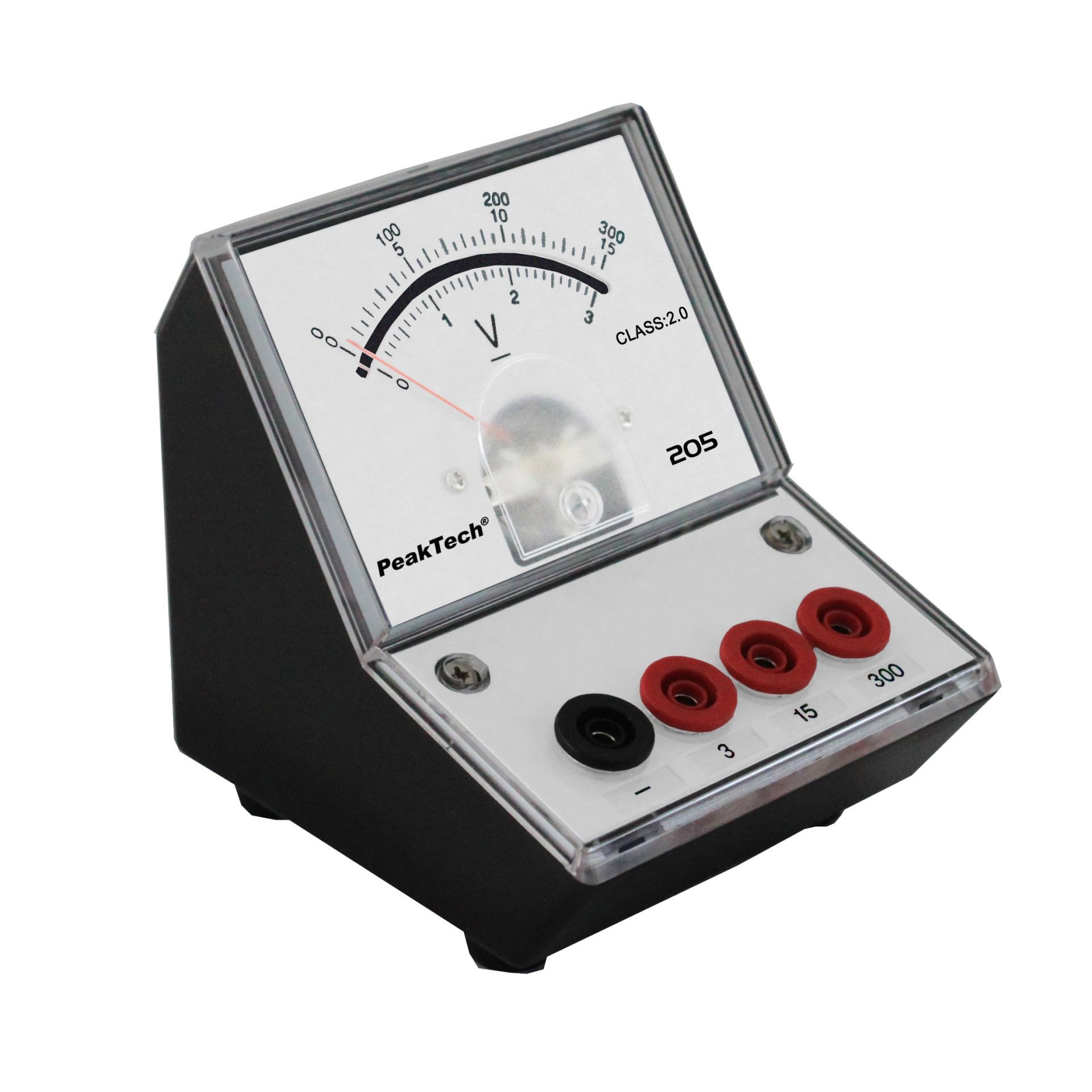 Voltmetru analogic Peaktech, P205-07, 3 intervale de masurare, Alb ...