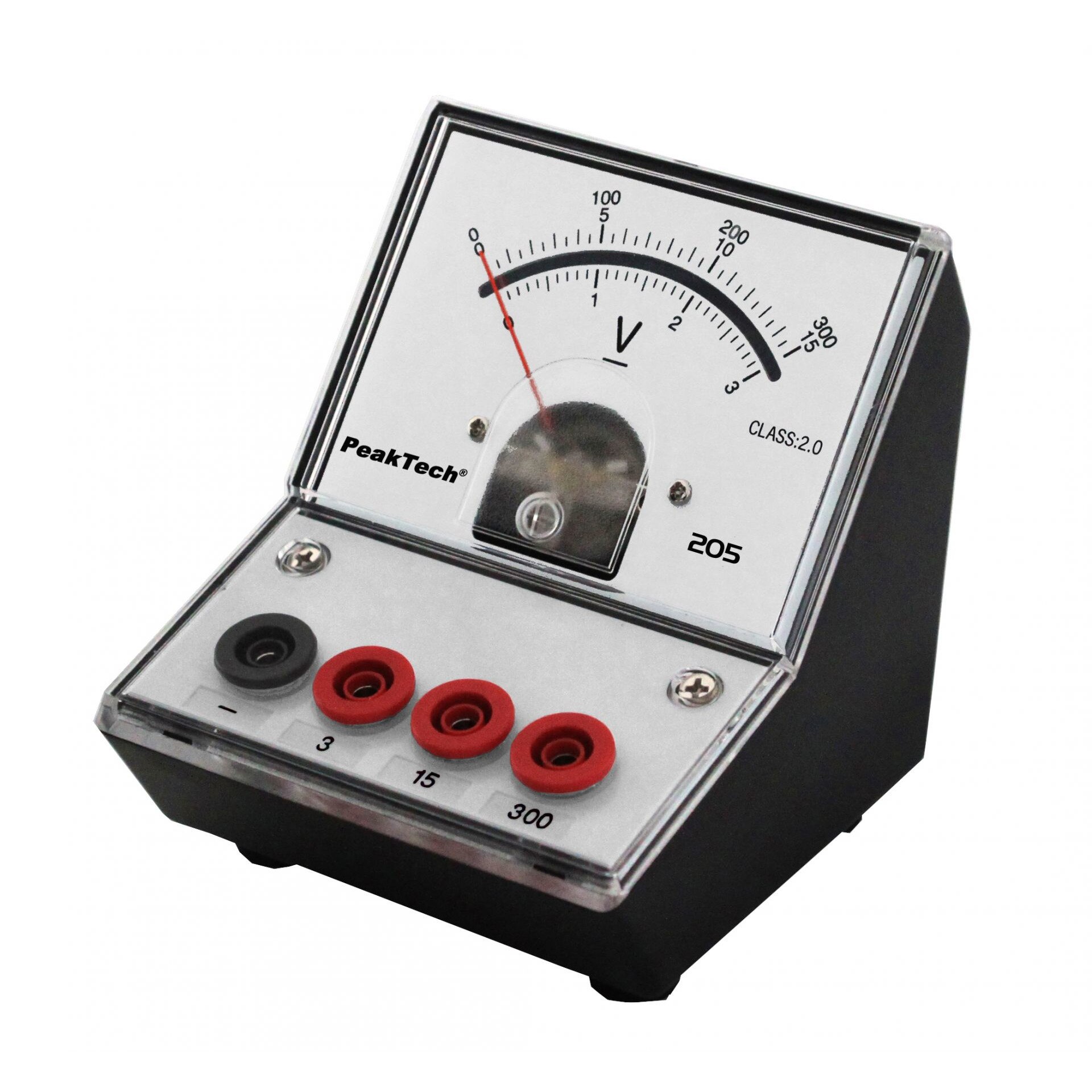 Voltmetru analogic Peaktech, P205-07, 3 intervale de masurare, Alb ...