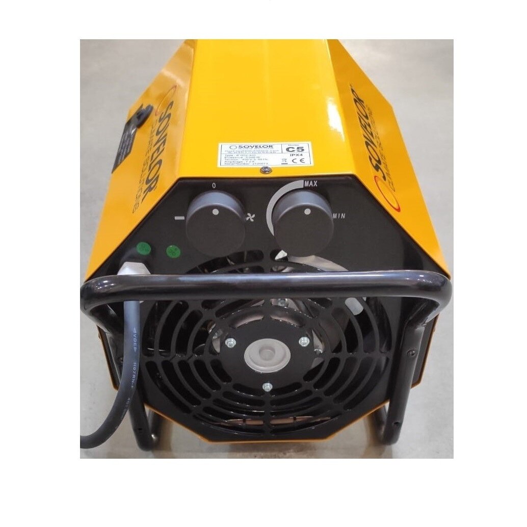 Tun de caldura electric C5 SOVELOR, putere calorica 5kW, tensiune 400V ...
