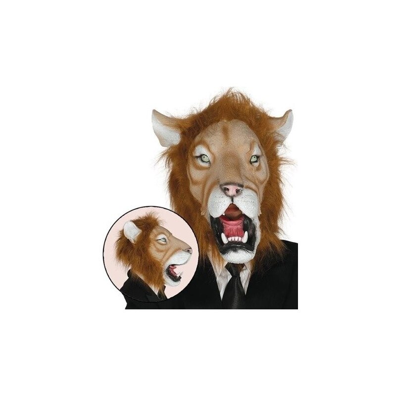 Masca amuzanta, Leu fioros, Gonga® Maro - eMAG.ro