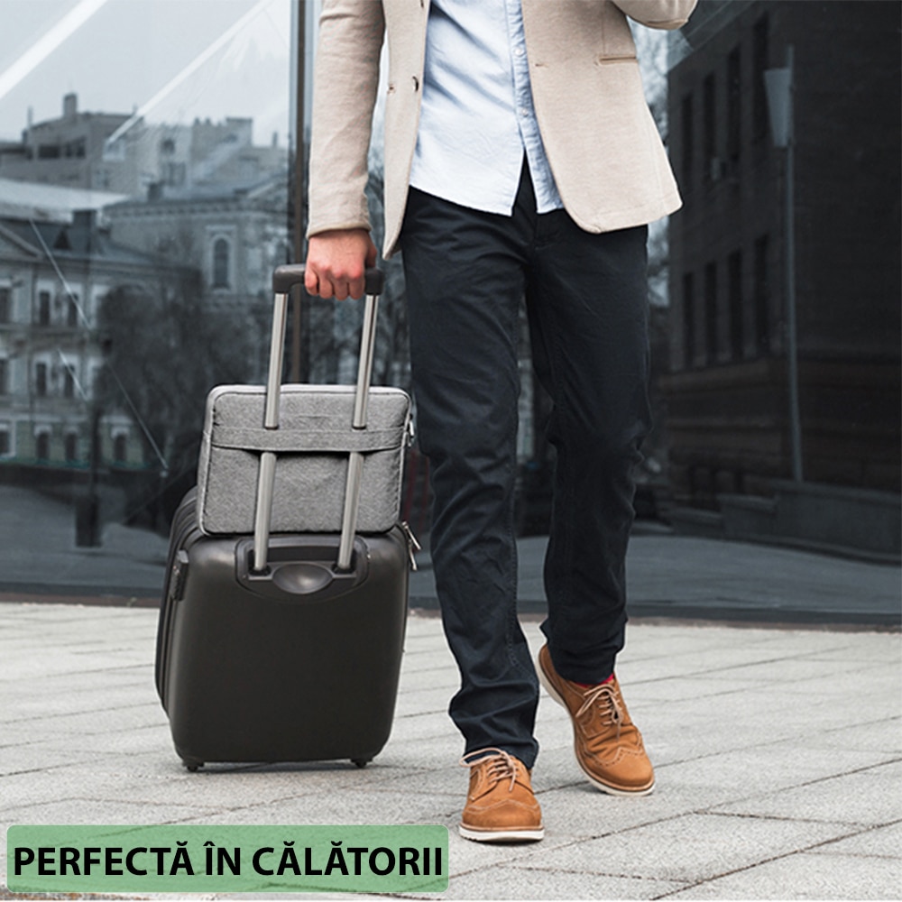 Geanta premium pentru MacBook sau Laptop din materiale de calitate, 13 ...