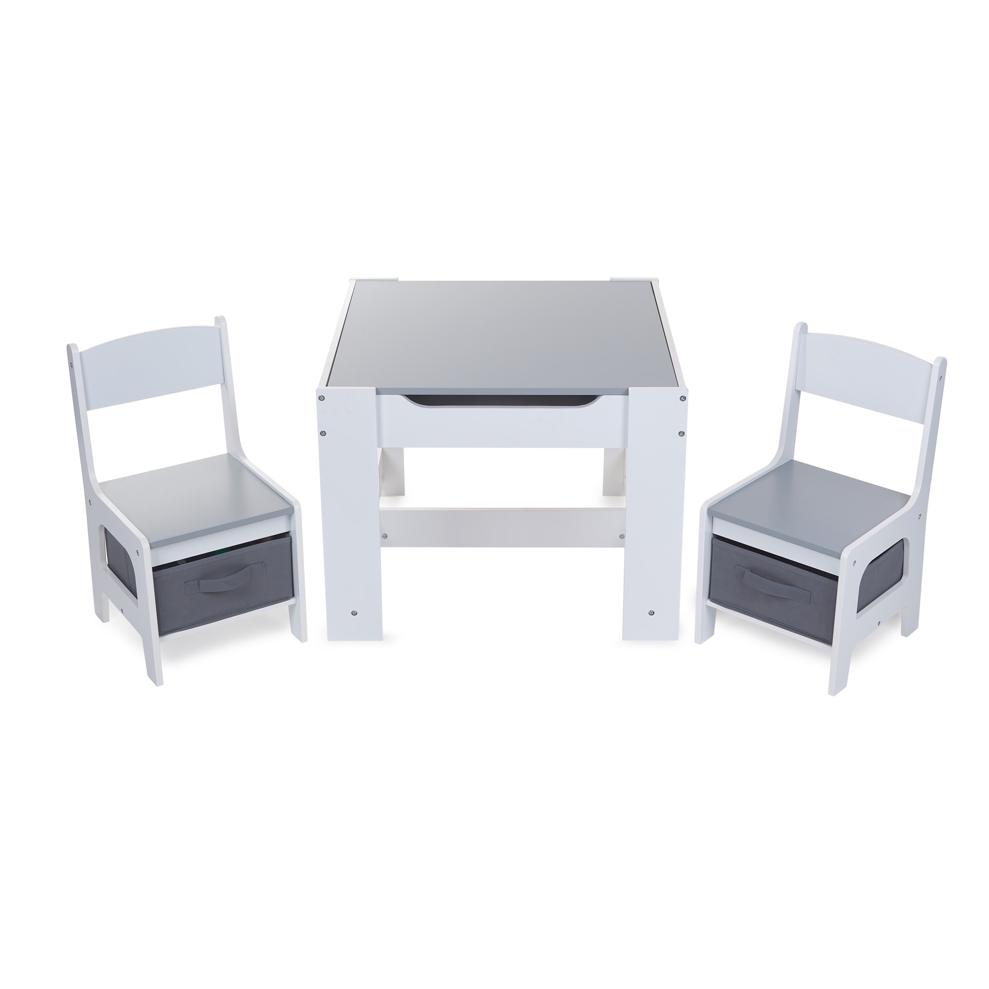 Set Masa Cu Scaune Copii, 3 In 1, Suporto, Lemn Mdf, Tabla De Scris ...