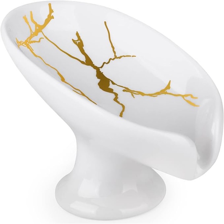 Savoniera cu Drenaj, Jaskus®, Ceramica, Aspect Marmorat, Design Modern ...