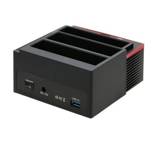Statie Andocare HDD, Rack 3 HDD SATA/IDE, USB 3.0, Cititor Carduri ...