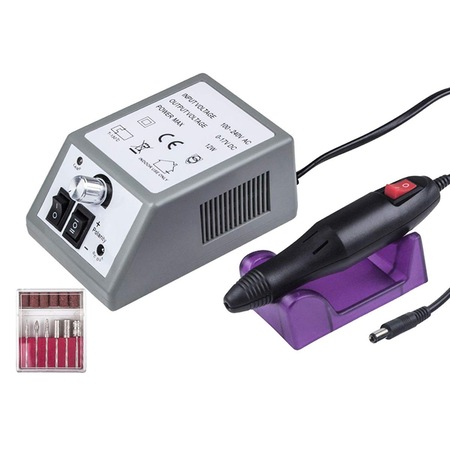 Freza electrica pentru unghii, UBX, 12 W, alimentare 230 V, viteza de ...