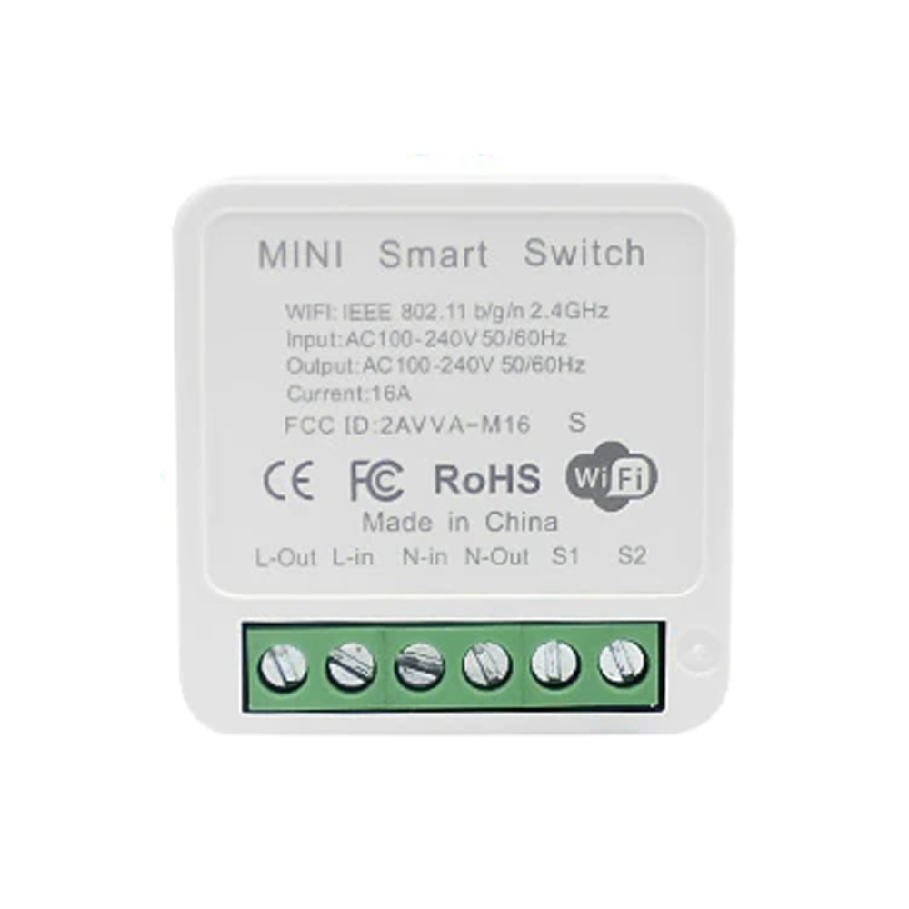 Mini releu inteligent smart WiFi, DIY, compatibil Tuya/SmartLife - eMAG.ro