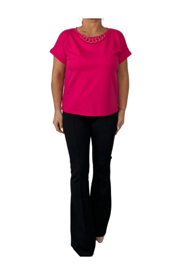 Bluza dama, Viscoza, roz, 48 EU - eMAG.ro