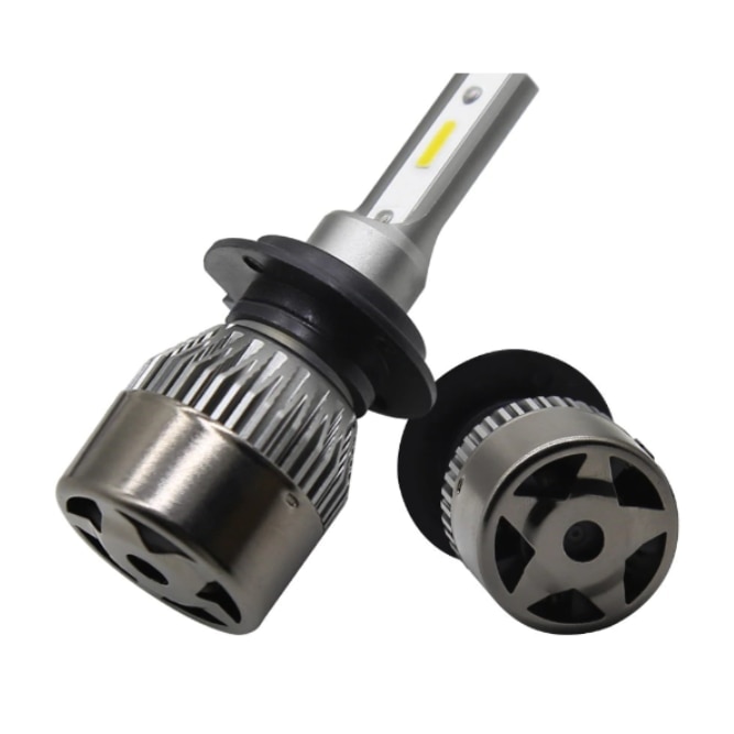 Set 2 Bec LED-uri Auto H7, 80w, 12000Lumeni, 6500k, Alb Rece - eMAG.ro