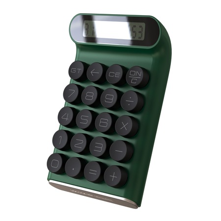Calculator de birou, business, ecran LCD, 20 de taste, 10 digit, retro ...