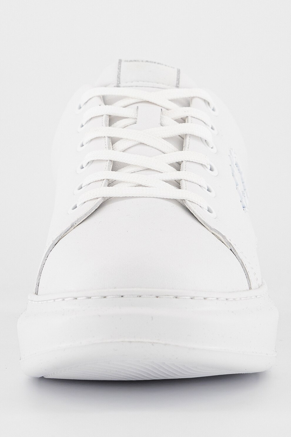 Karl Lagerfeld, Pantofi sport de piele cu logo metalic - eMAG.ro