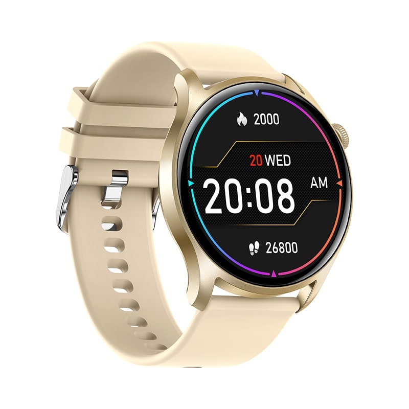 Ceas Smartwatch si bratara fitness dama, 1.28 inch, monitorizare ...