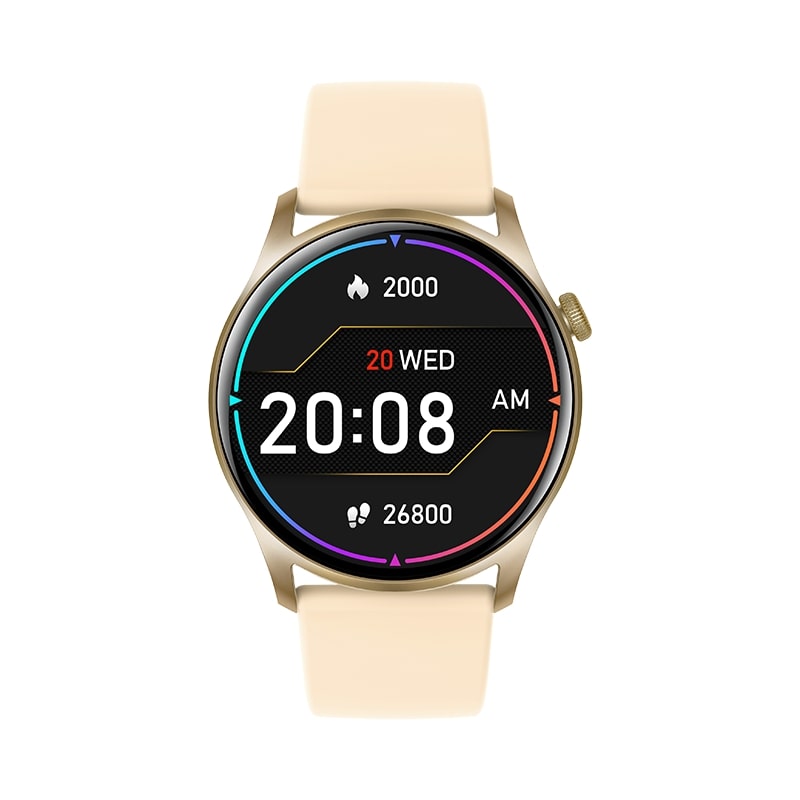 Ceas Smartwatch si bratara fitness dama, 1.28 inch, monitorizare ...