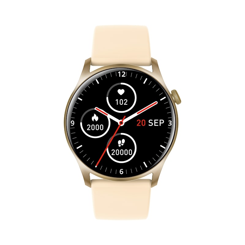 Ceas Smartwatch si bratara fitness dama, 1.28 inch, monitorizare ...